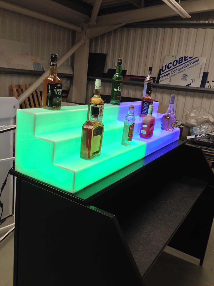 SteelWorkshop | LED Back Bar Displays