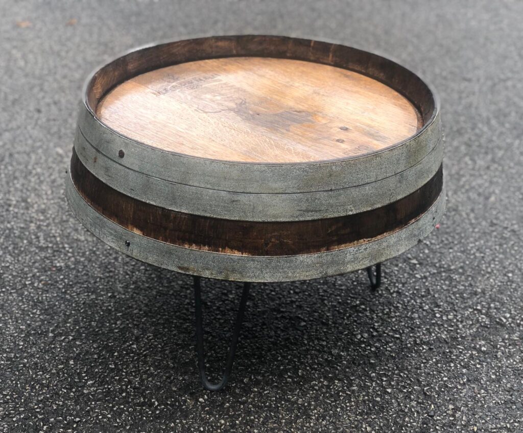 SteelWorkshop | Stag Whisky Barrel top table/Coffee Table